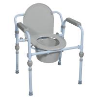 Folding Steel Commode – Metal & Mobility Products, Inc.